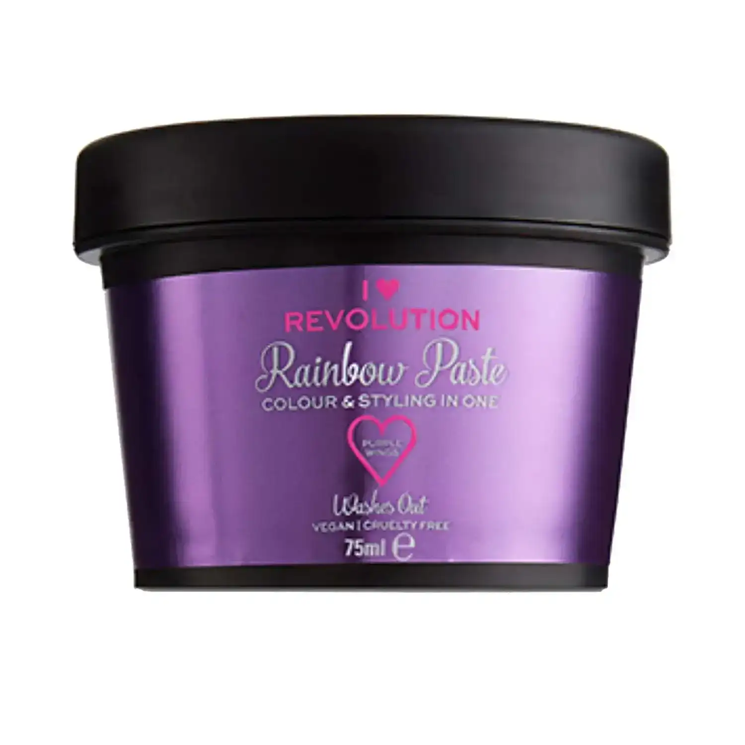 Makeup Revolution I Heart Revolution Rainbow Hair Color Paste - Purple ...