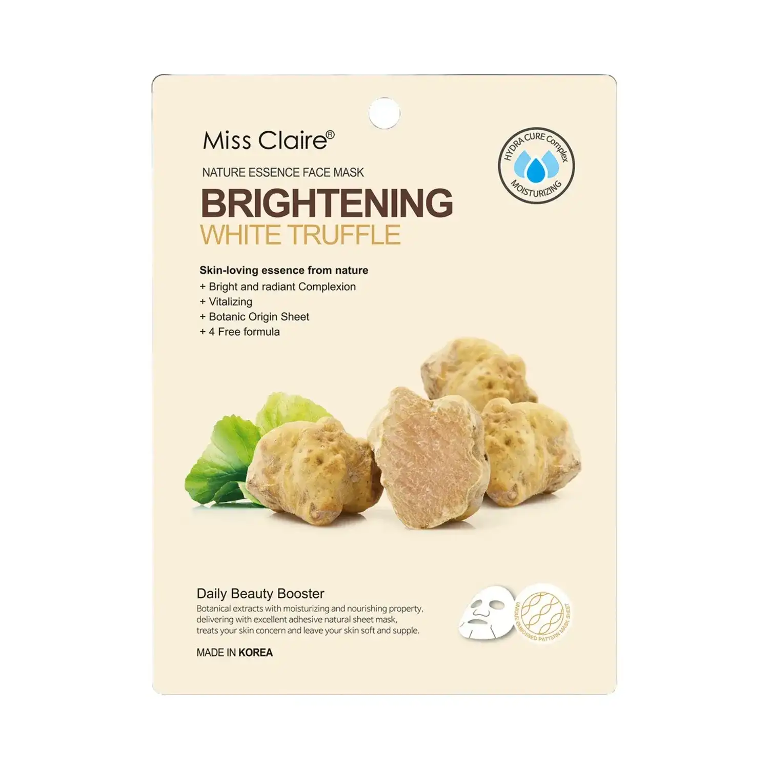 Buy Miss Claire Nature Essence Face Mask - White Truffle (25ml) Online ...