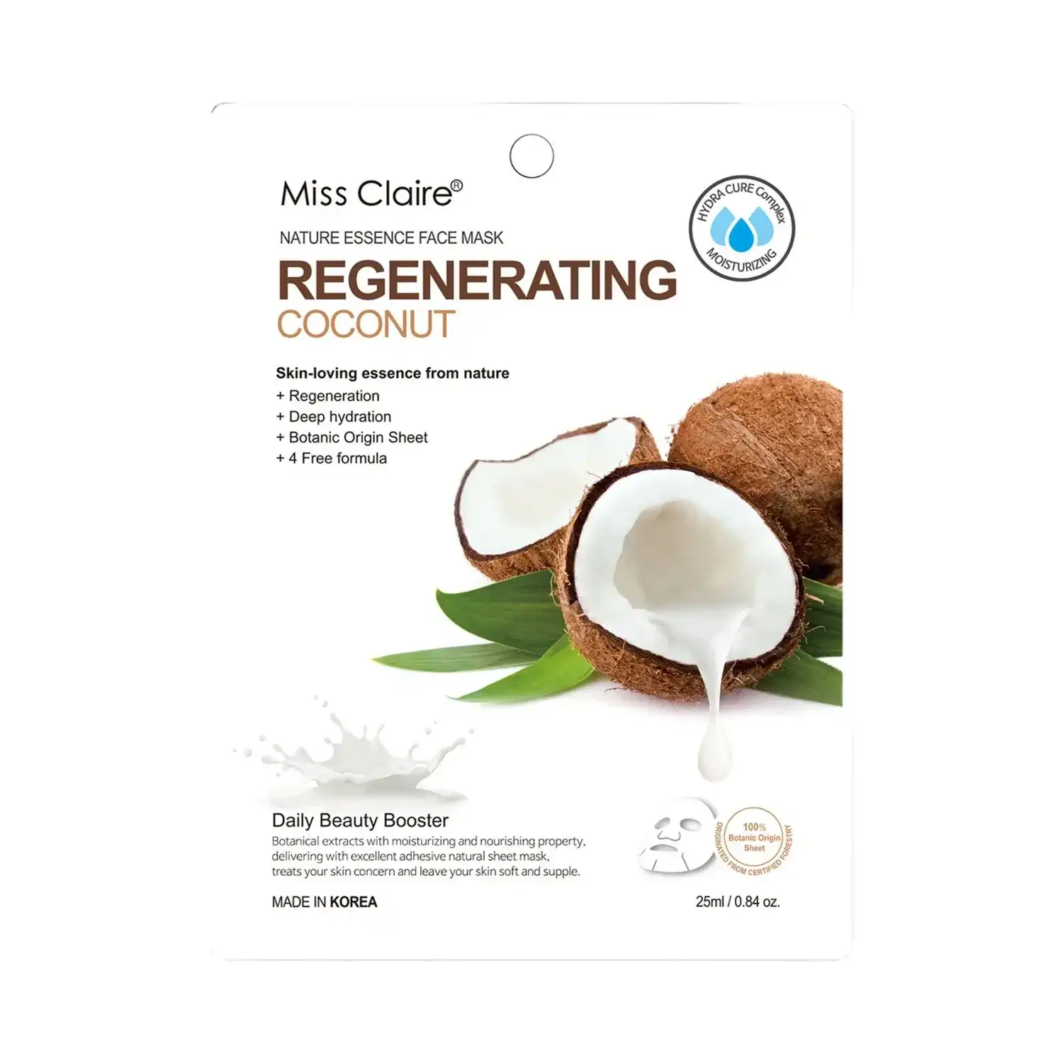 Buy Miss Claire Nature Essence Face Mask - Coconut (25ml) Online at ...