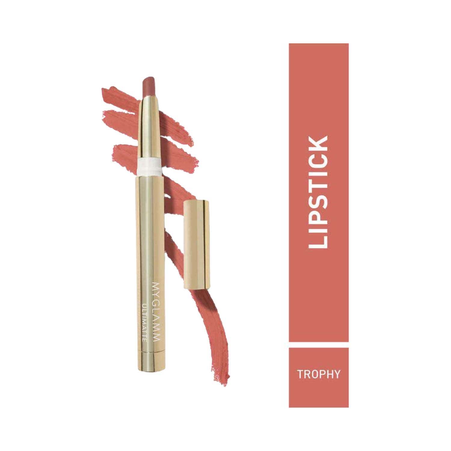 Buy Myglamm Ultimatte Long Stay Matte Lipstick - Trophy (1.3g) Online ...