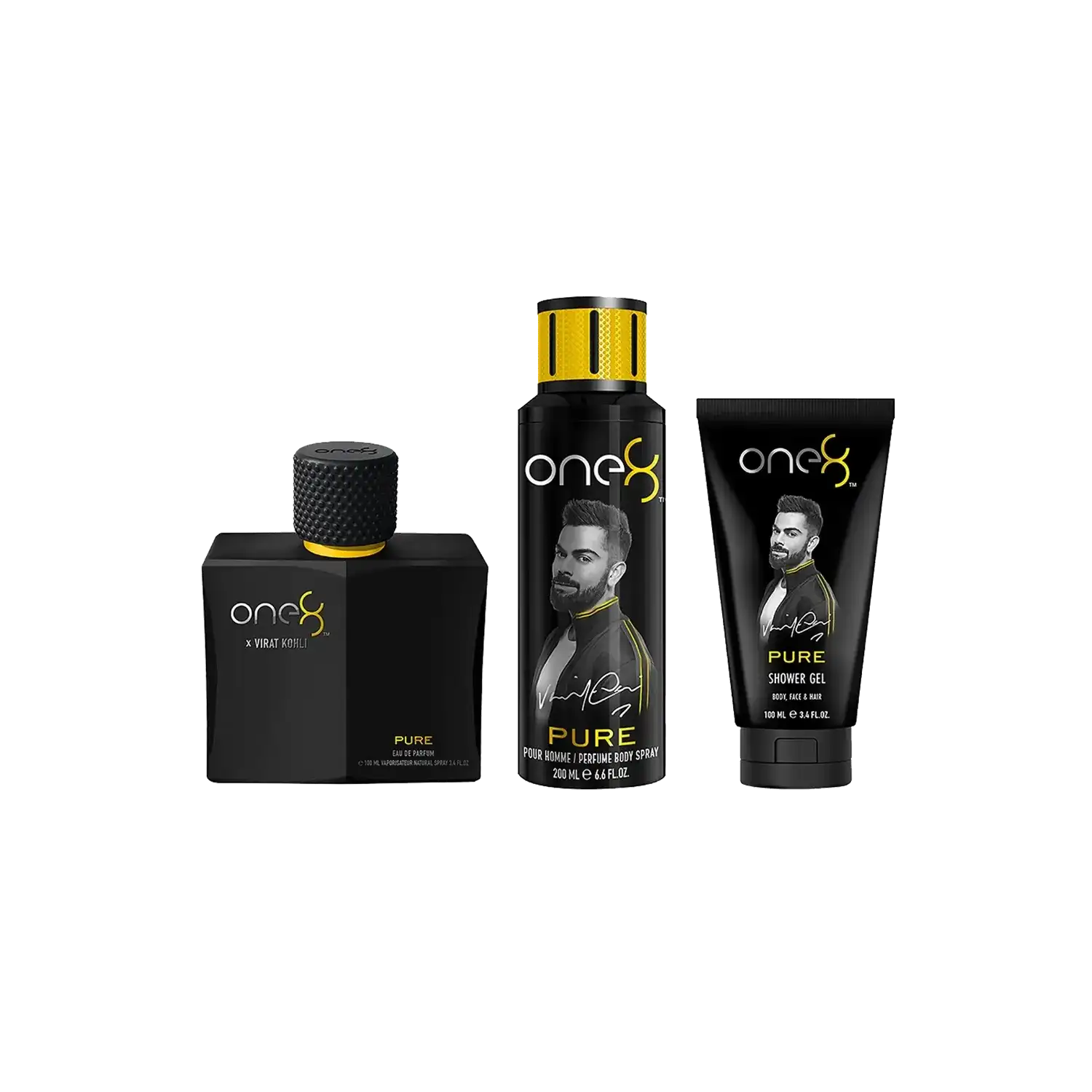 Buy One8 Pure Gift Set Eau De Parfum + Deodorant + Shower Gel (Pack of ...