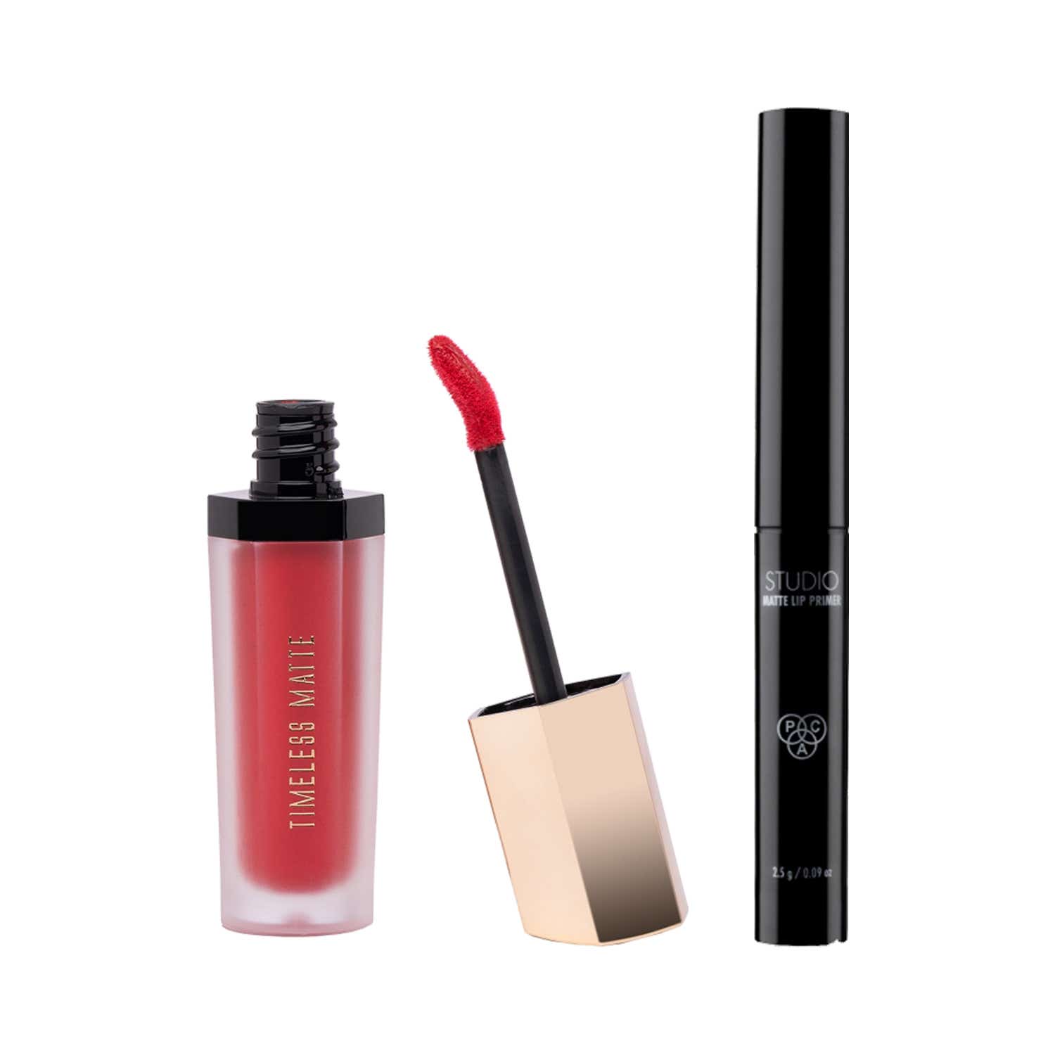Buy PAC Timeless Matte Lipstick- Hottila & Studio Matte Lip Primer ...