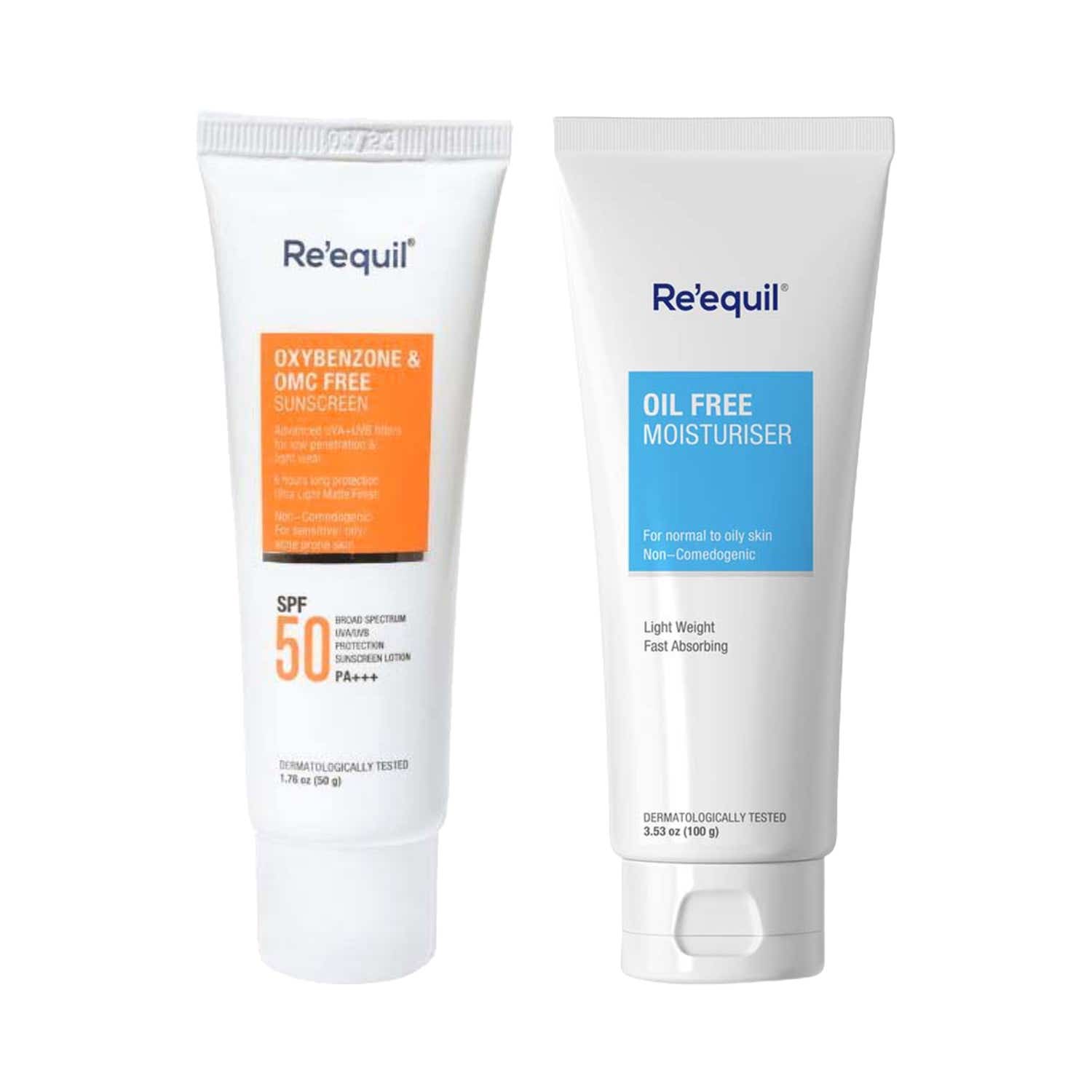 Buy Re'equil Hydrate & Sun Protect Combo for Oily Skin Combo - Re'equil ...
