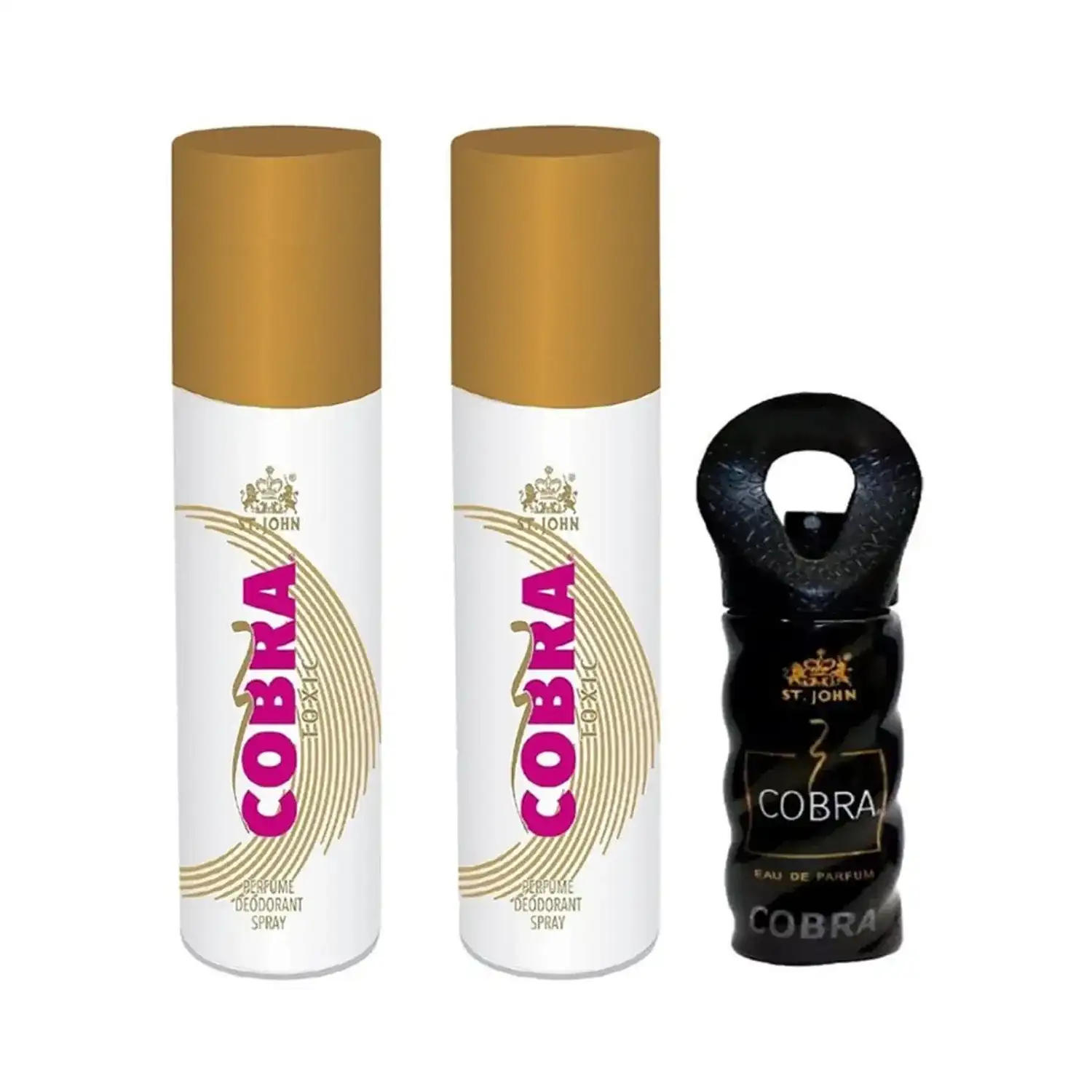 Buy ST.JOHN Cobra Toxic parfum Deodorant And Cobra Eau De Parfum (3 Pcs ...