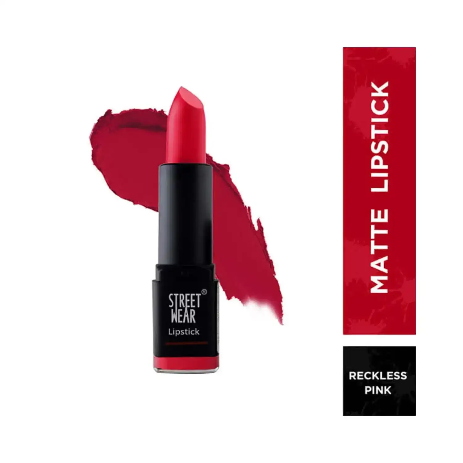 Buy Streetwear Matte Lipstick - Reckless Pink (4.2g) Online at Best ...