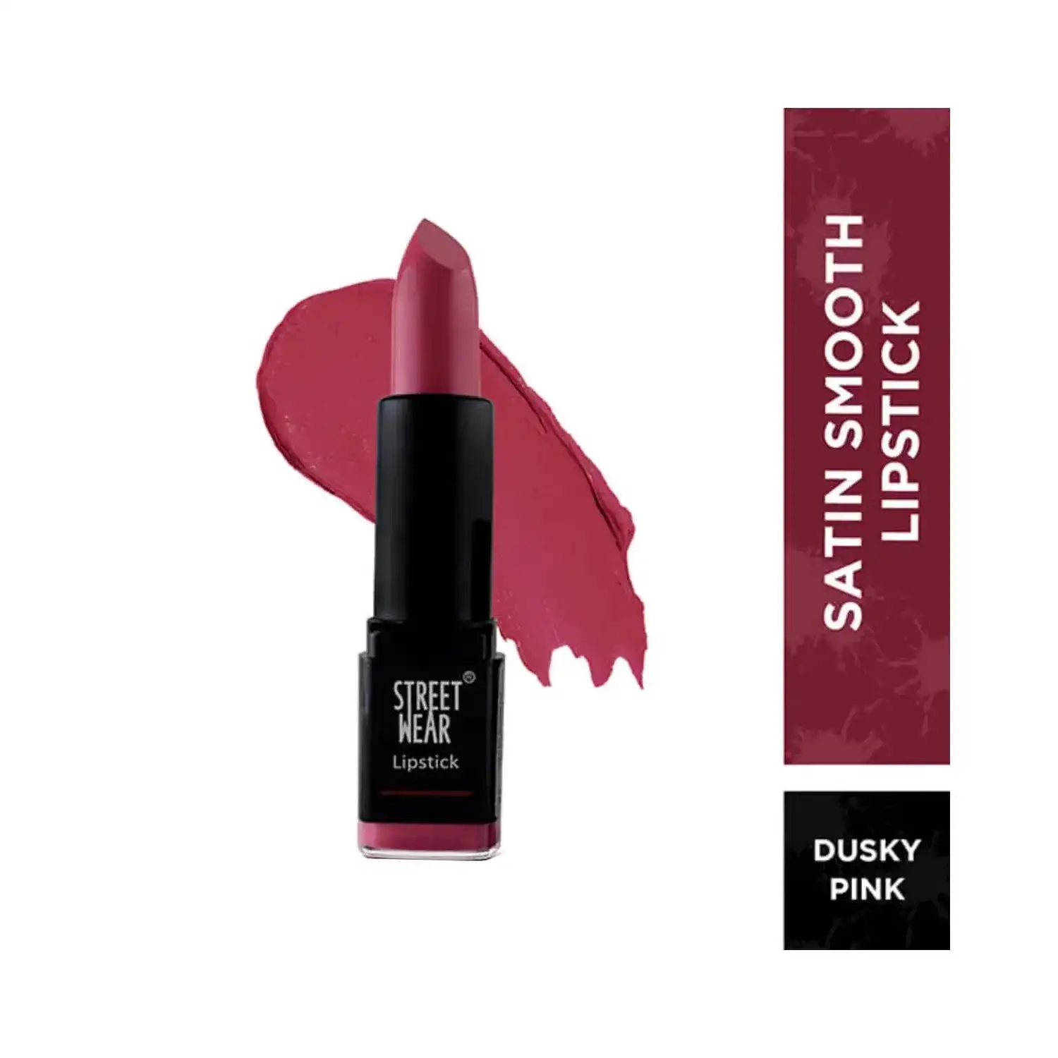 Buy Streetwear Satin Smooth Lipstick - Dusky Pink (4.2g) Online at Best ...