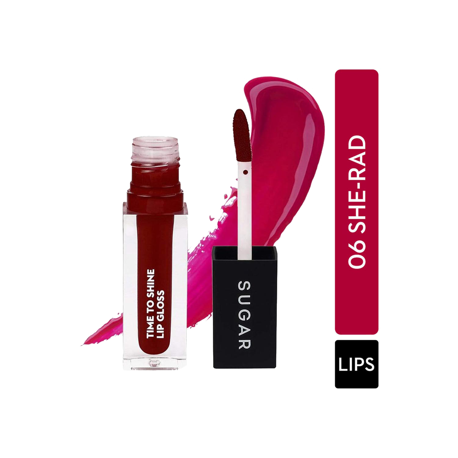Buy Sugar Time To Shine Lip Gloss - 06 She-Rad (4.5g) Online at Best ...