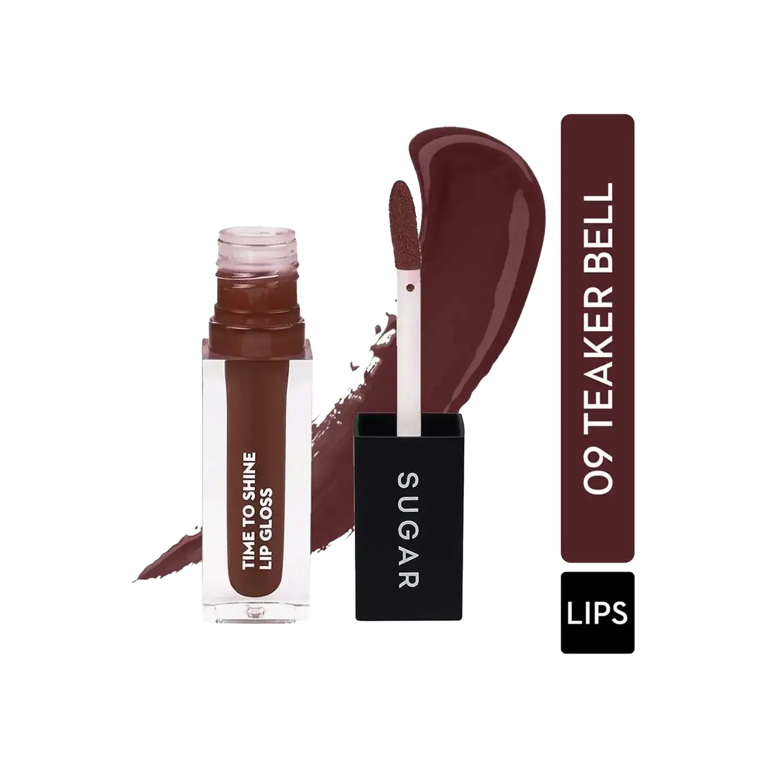 SUGAR Cosmetics Time To Shine Lip Gloss - 09 Teaker Bell (4.5g)