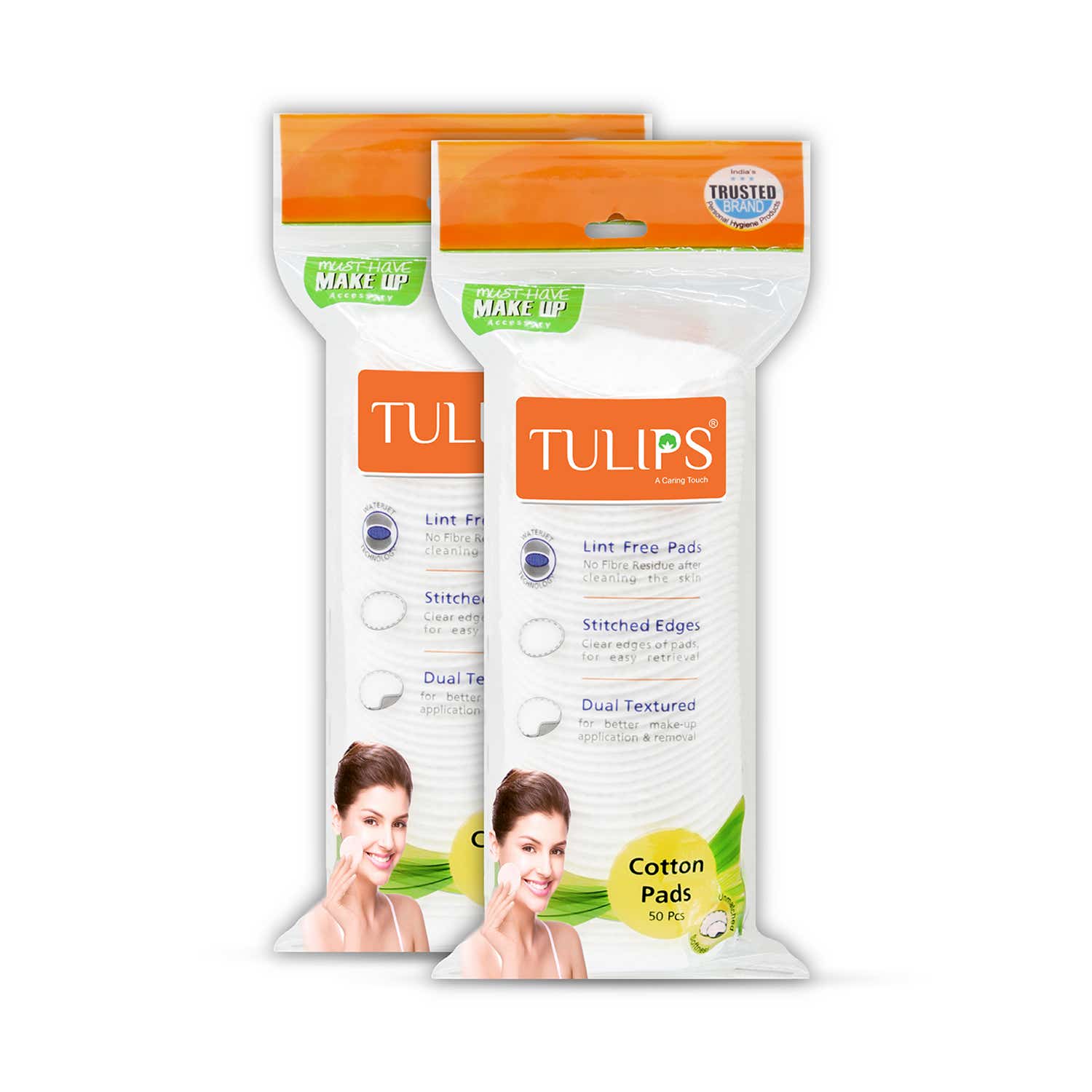 Buy Tulips Cotton Combo Pads - (Pack Of 2) Online at Best Price in India on Tira Website & App