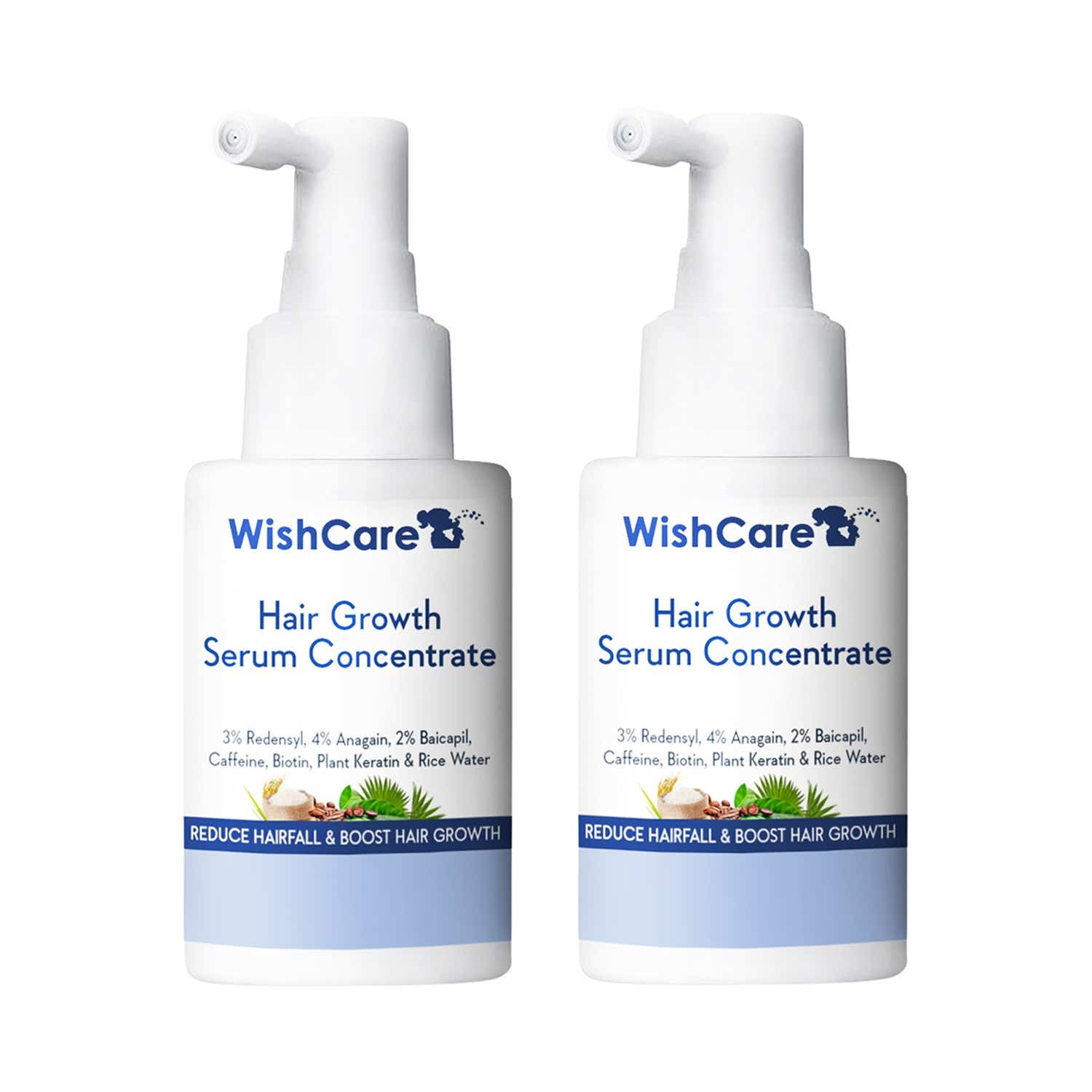 Wishcare Hair Growth Serum Concentrate - Anagain, Caffeine, Biotin ...