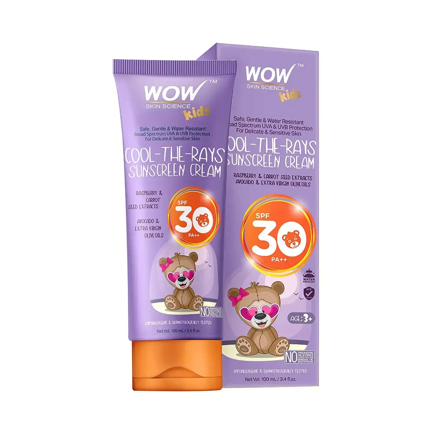 Buy WOW SKIN SCIENCE Kids Cool The Ray's Sunscreen (100ml) Online at ...