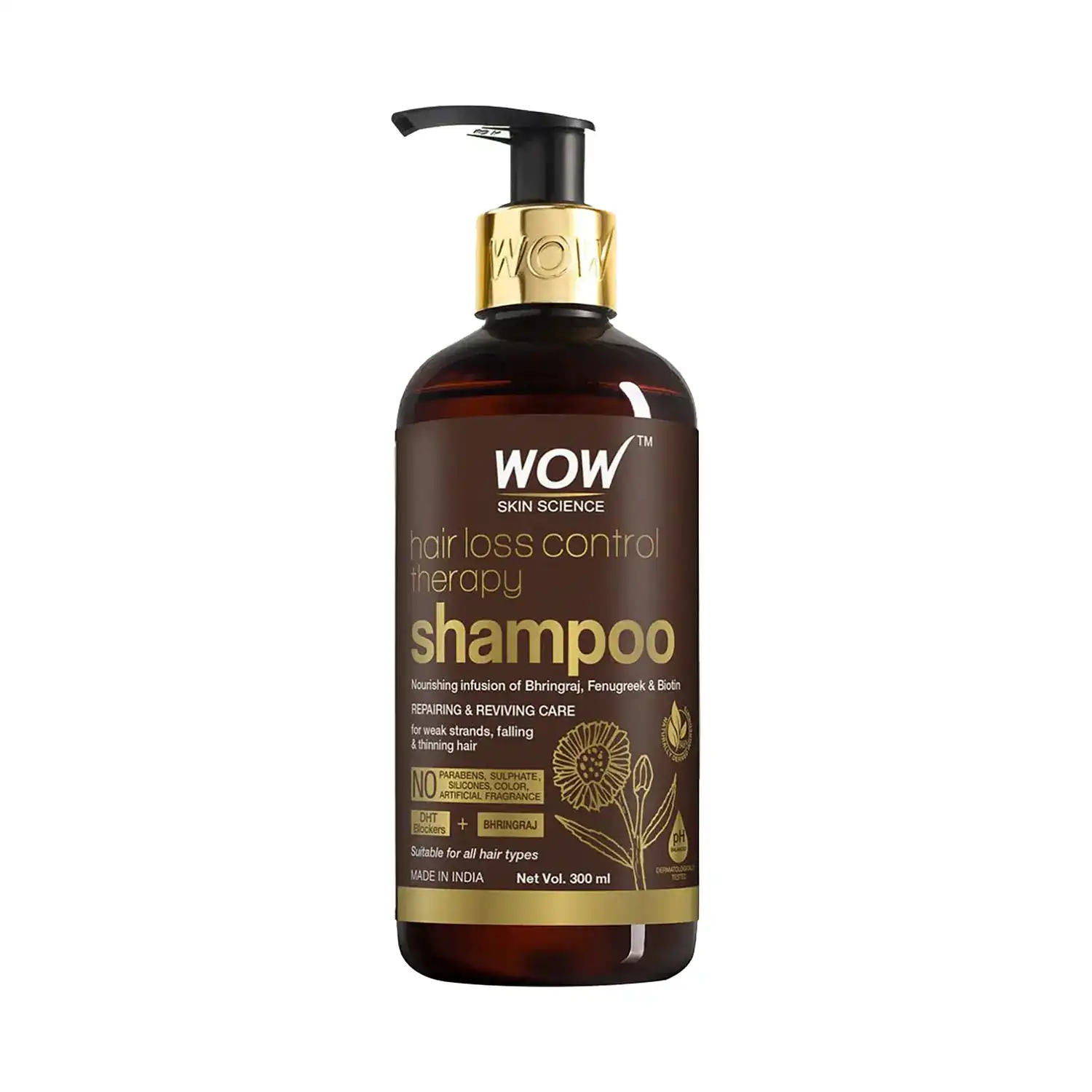 Buy WOW SKIN SCIENCE Hair Loss Control Therapy Shampoo (300ml) Online ...