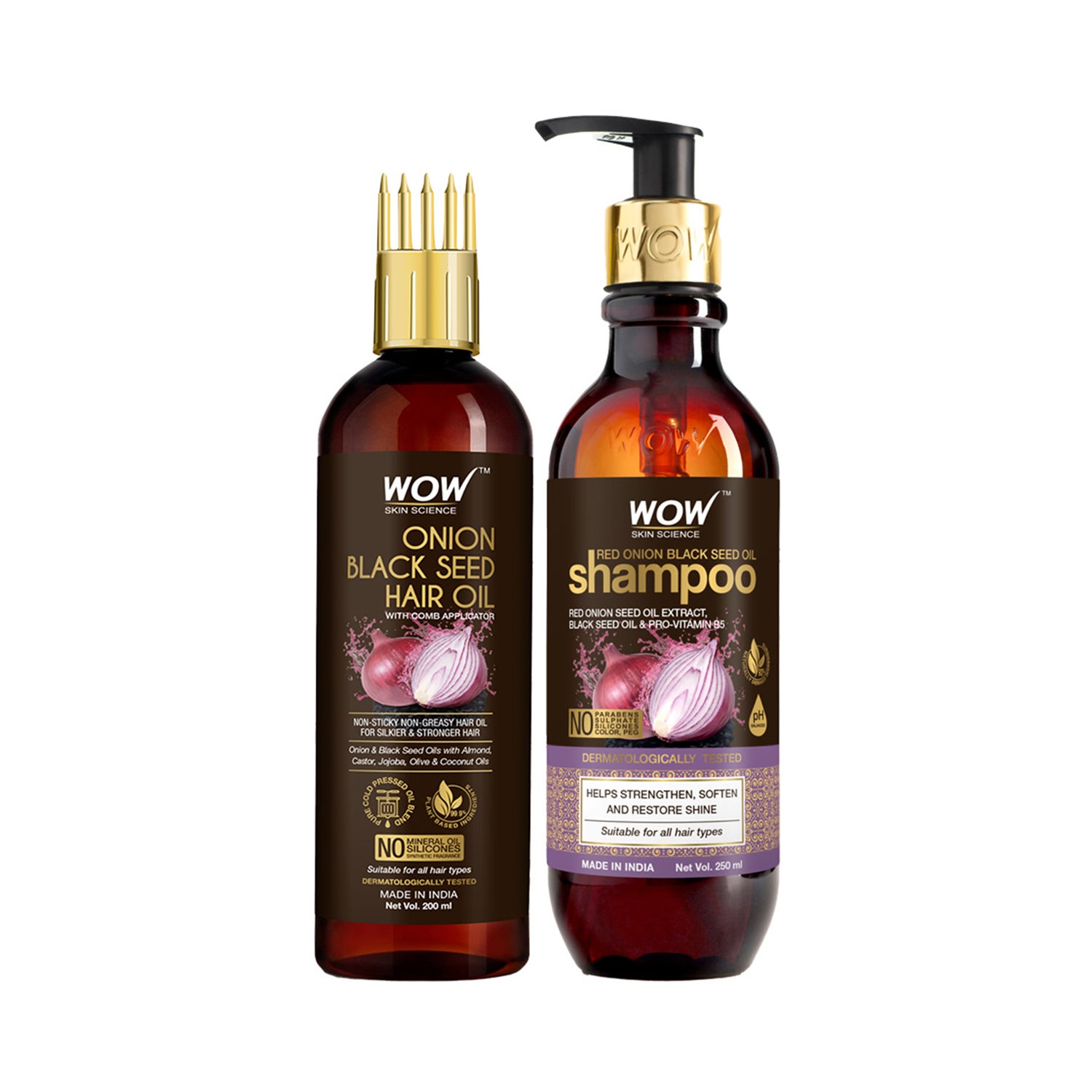 Buy WOW SKIN SCIENCE Onion Shampoo with Hair Oil - WOW SKIN SCIENCE ...
