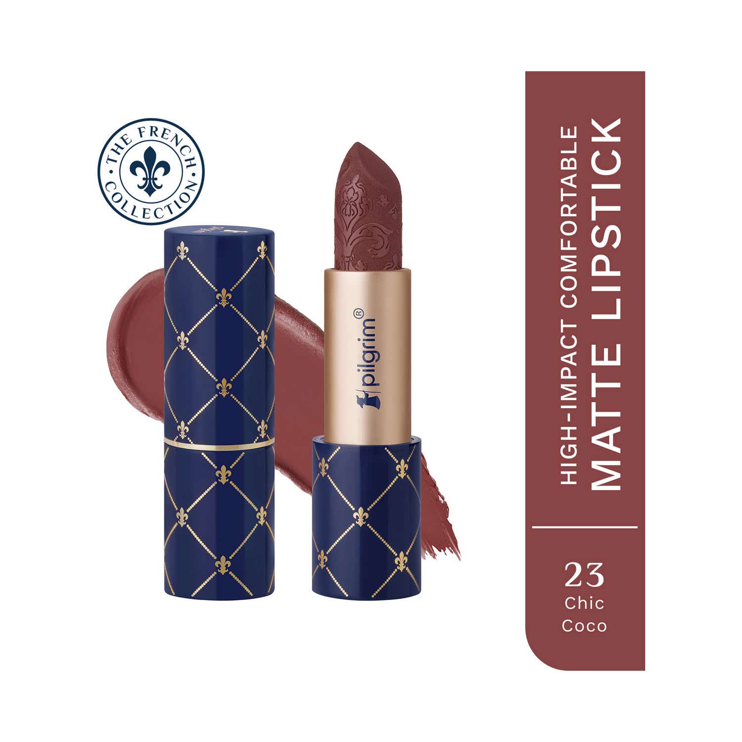 Pilgrim Oh So Crème! Bullet Lipstick - Chic Coco-23 (4 g)