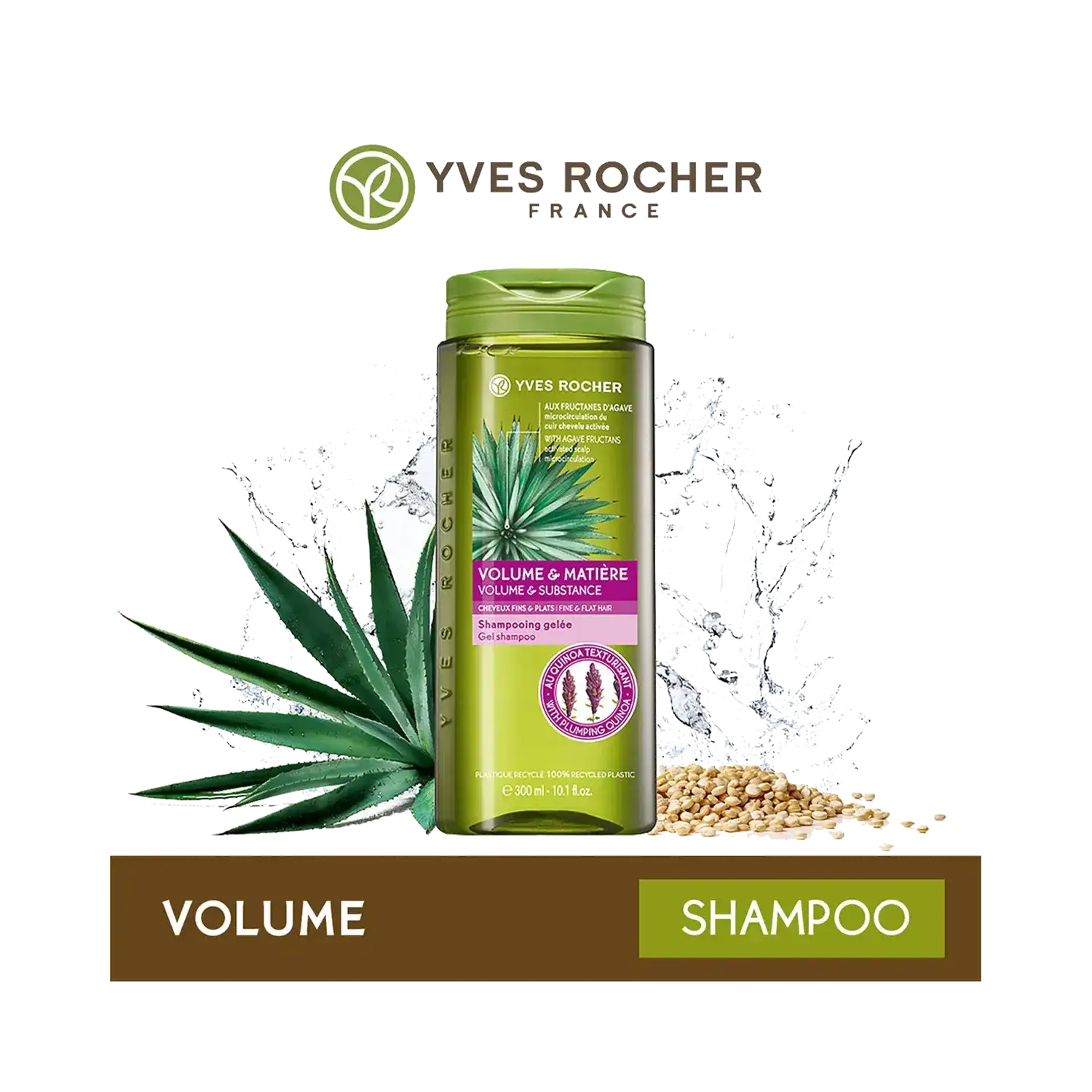 Buy Yves Rocher Volume And Substance Gel Shampoo 300 ml Online at Best ...
