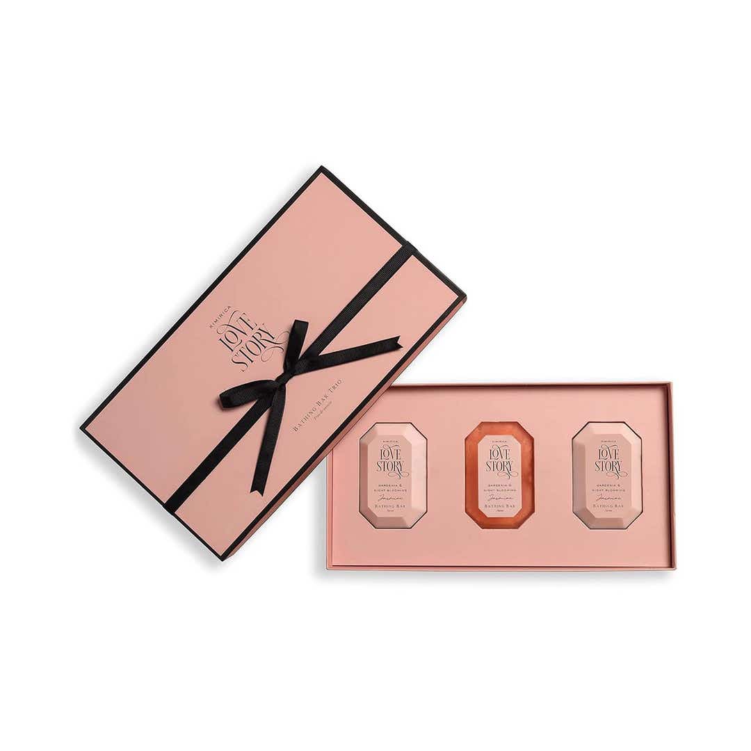 Buy Kimirica Love Story Handmade Bathing Soap Bar Trio Gift Box - Pack ...