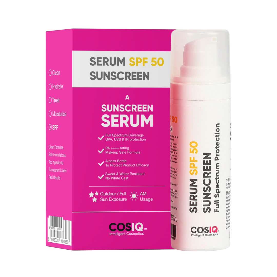 Buy COSIQ Outdoor Sunscreen Serum SPF 50 PA++++ (30ml) Online at Best ...