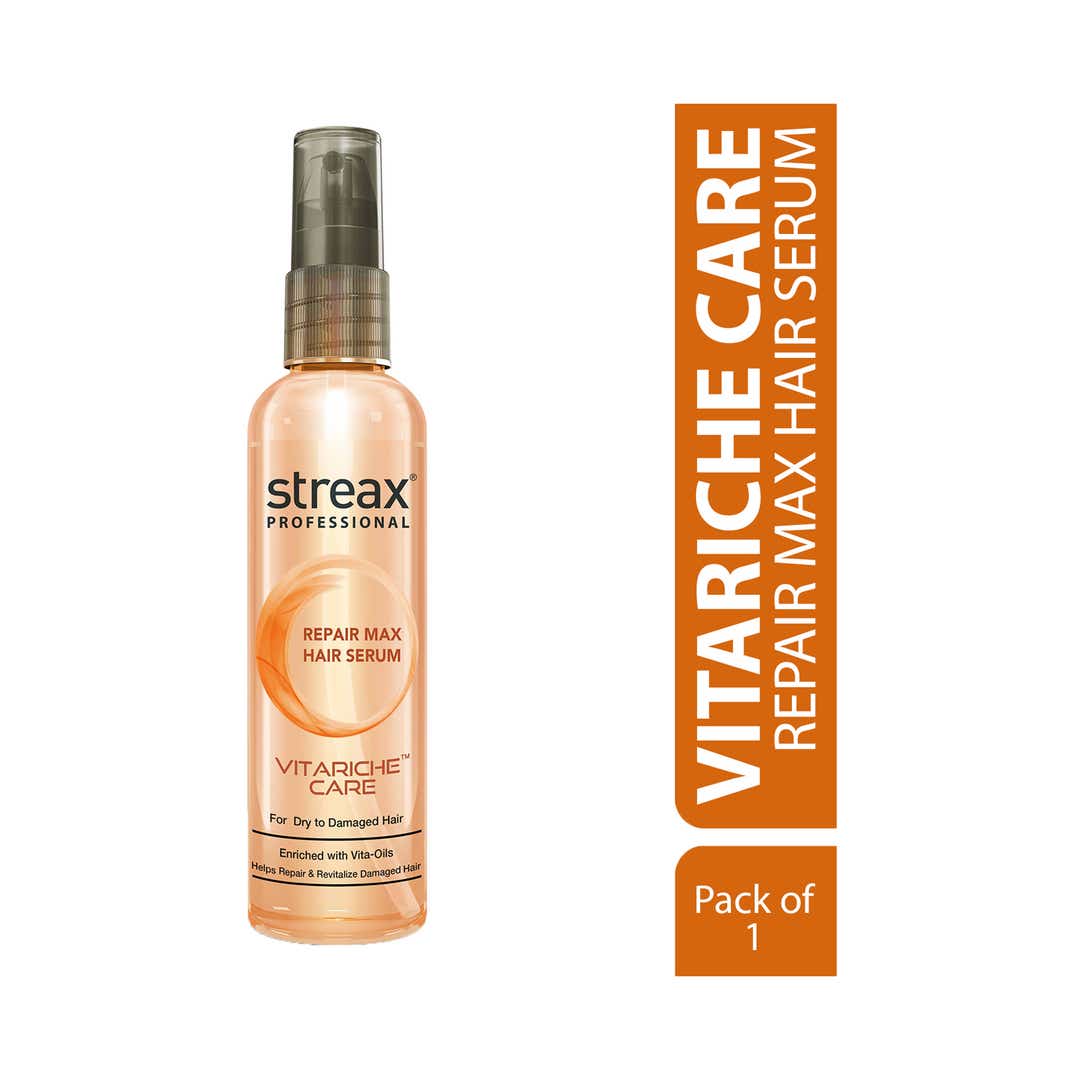 Buy Streax Professional Vitarich Care Repair Max Hair Serum (100ml ...