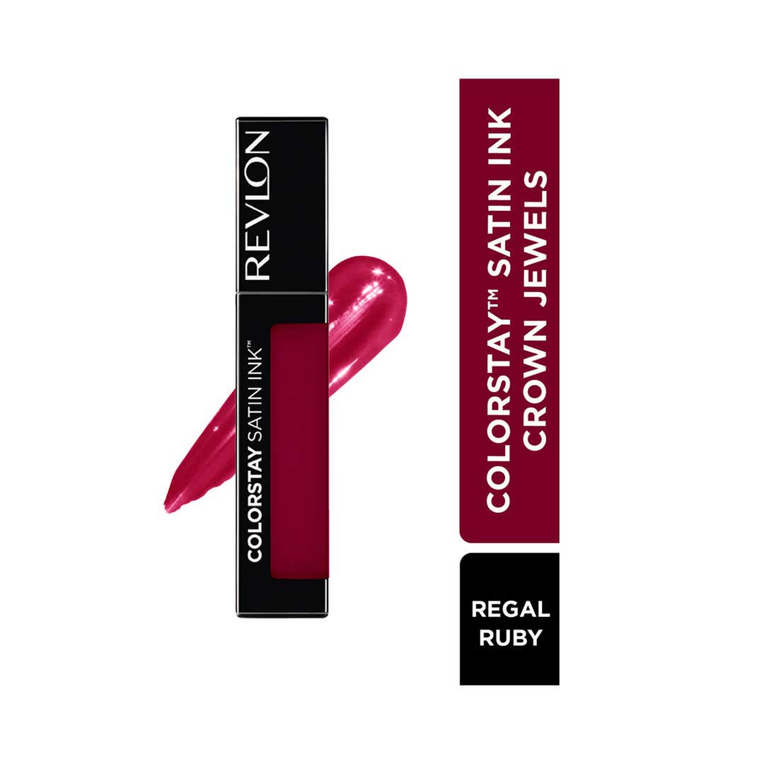 Revlon Color Stay Satin Ink Crown Jewels Liquid Lipstick - Regal Ruby (5ml)