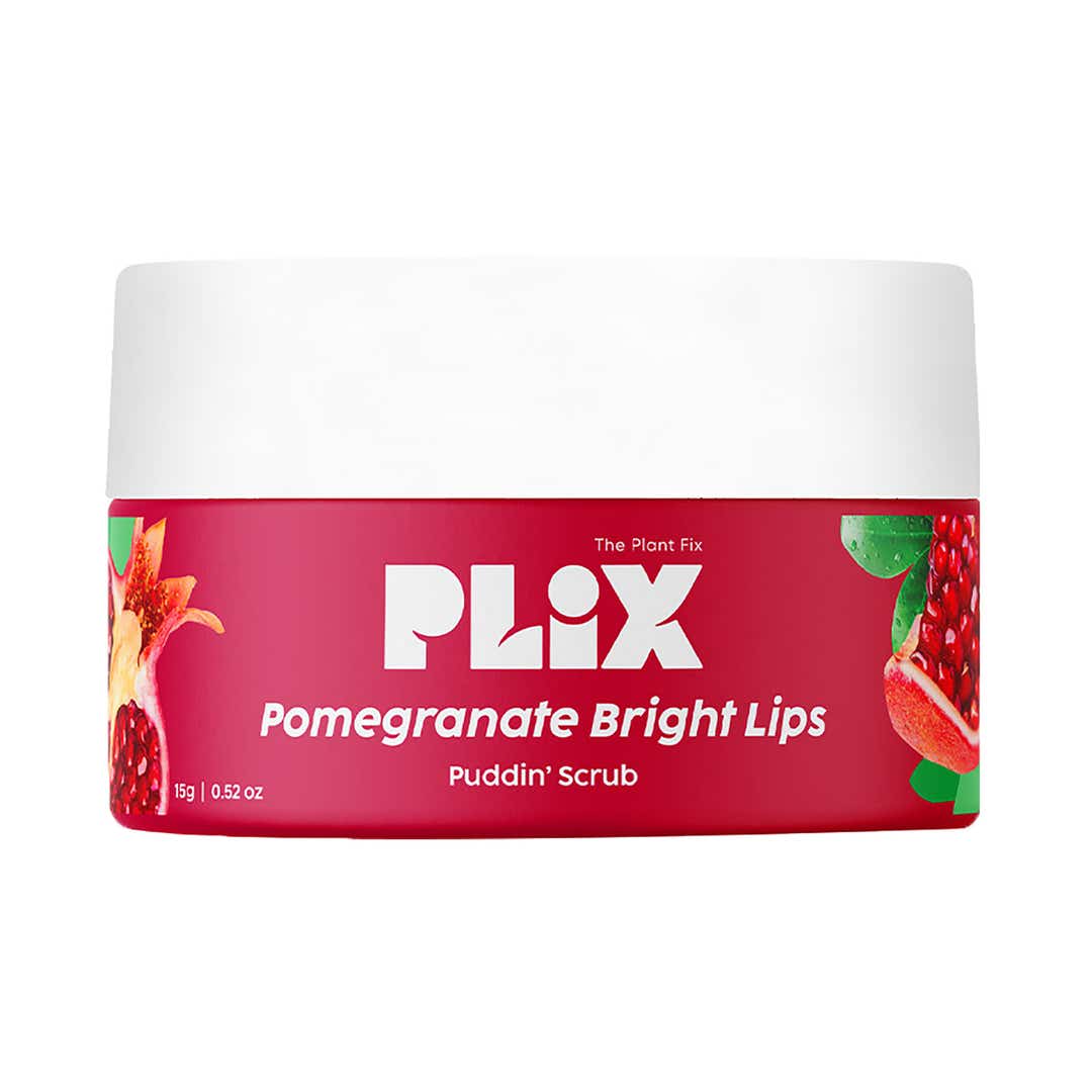 Buy Plix Pomegranate Exfoliating Lip Scrub For Dark Dry & Pigmented ...