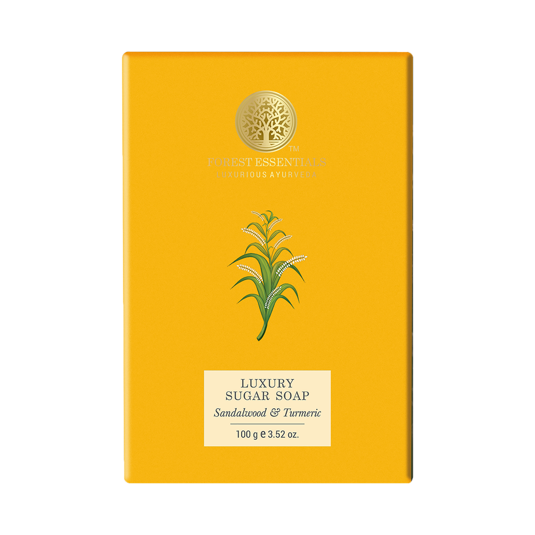Buy Forest Essentials Sandalwood & Turmeric Luxury Sugar Ayurvedic ...