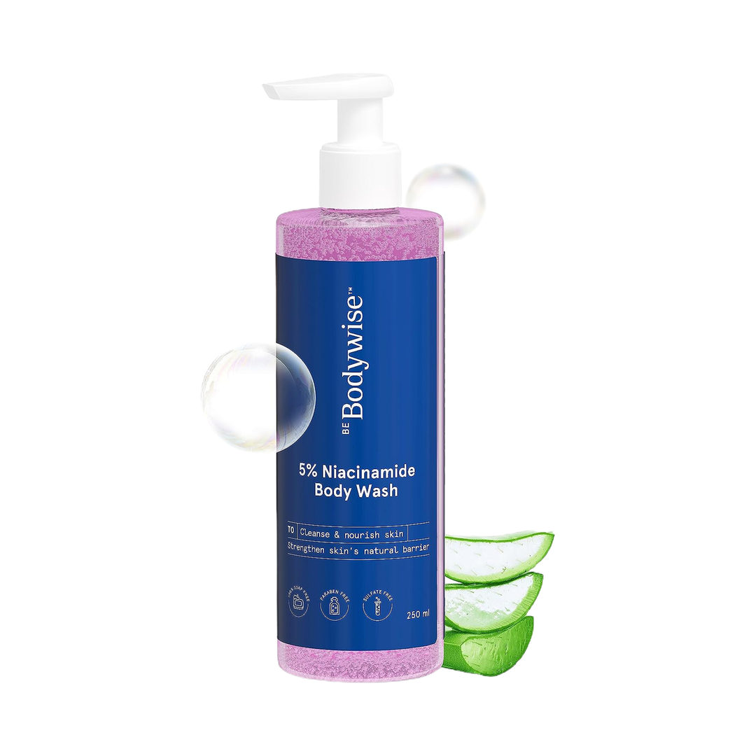 Buy Be Bodywise 5% Niacinamide Body Wash For Glowing & Hydrated Skin ...