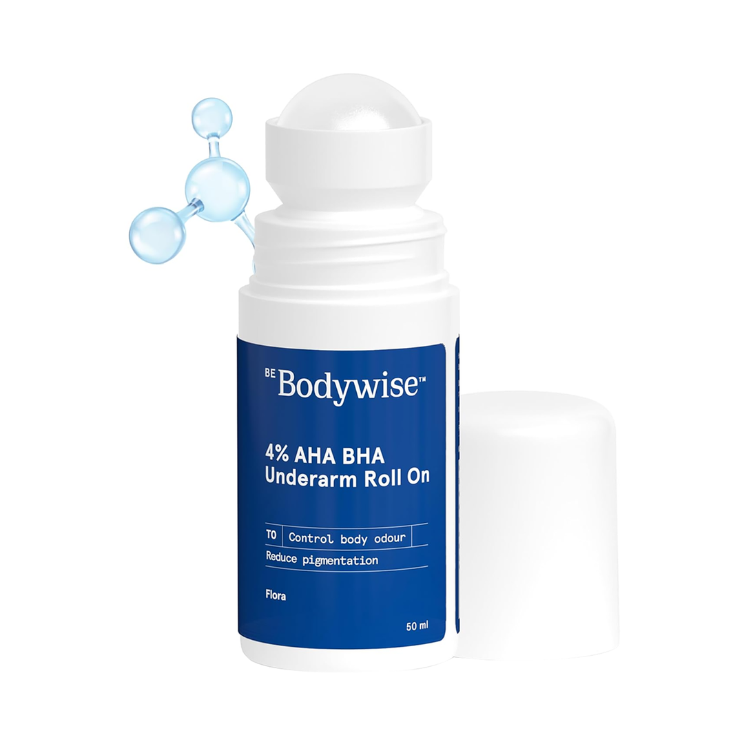 Buy Be Bodywise 4% AHA BHA Underarm Roll On Floral Fragrance (50ml ...
