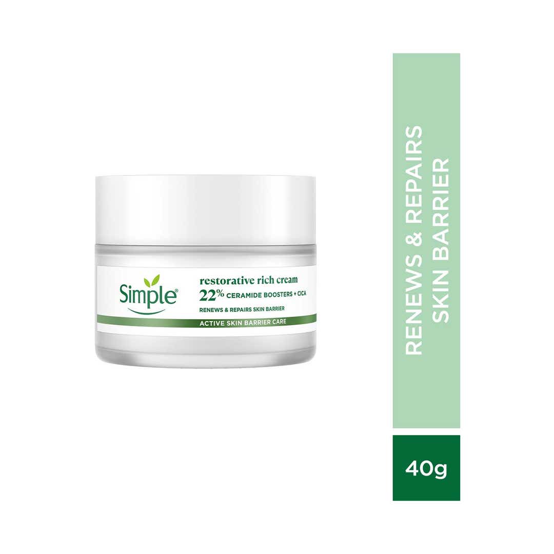 Buy Simple Active Skin Barrier Care Restorative Rich Cream (40g) Online ...