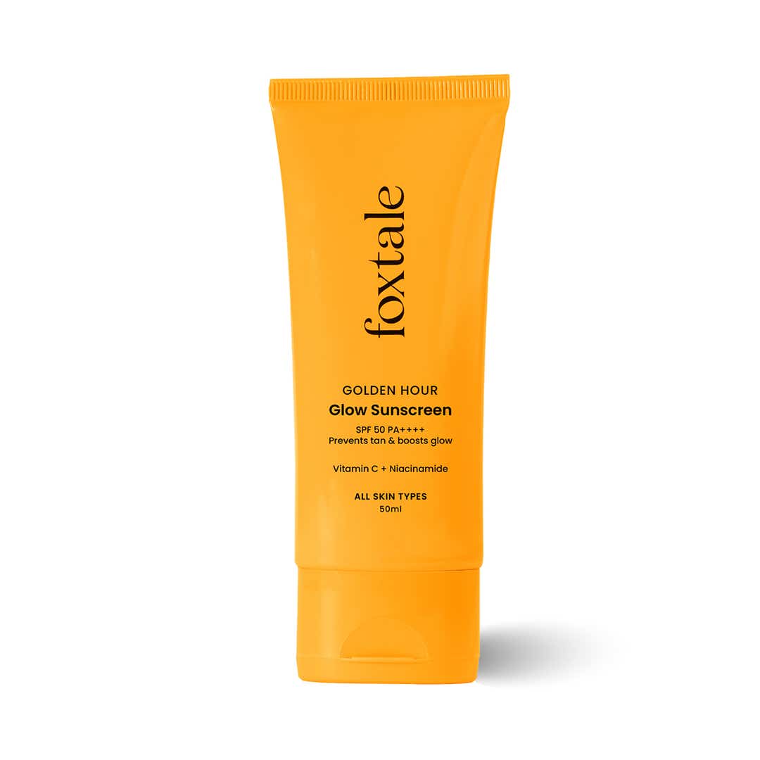 Foxtale Essentials Brightening Spf 50 Sunscreen with Vitamin C and ...