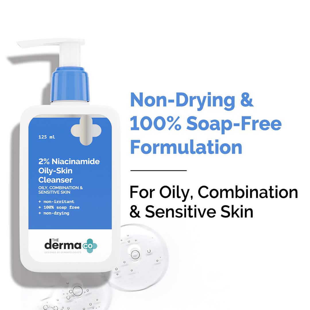 Buy The Derma Co. 2% Niacinamide Oily Skin Cleanser (125 ml) Online at ...