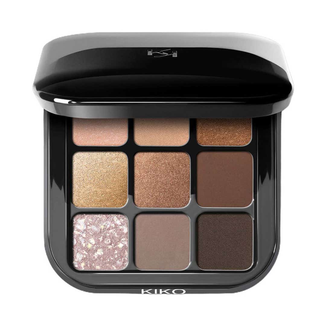 Buy KIKO Milano Glamour Multi Finish Eyeshadow Palette - 01 Earth Tones ...