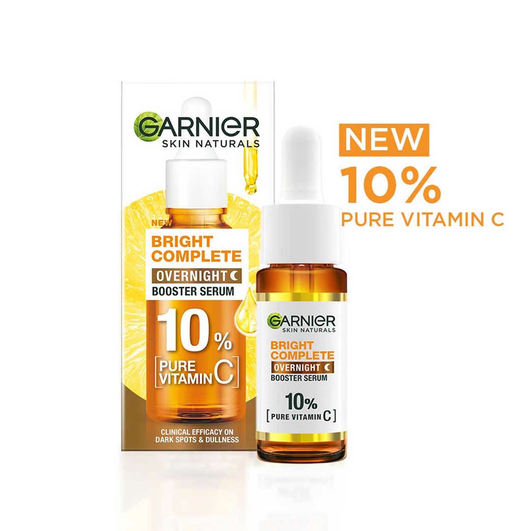 Buy Garnier Bright Complete Night Vitamin C Serum With 10% Vitamin C ...