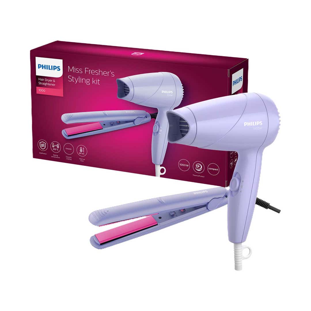 Buy Philips HP8643/56 Miss Freshers Hair Styling Kit (2 pcs) Online at ...