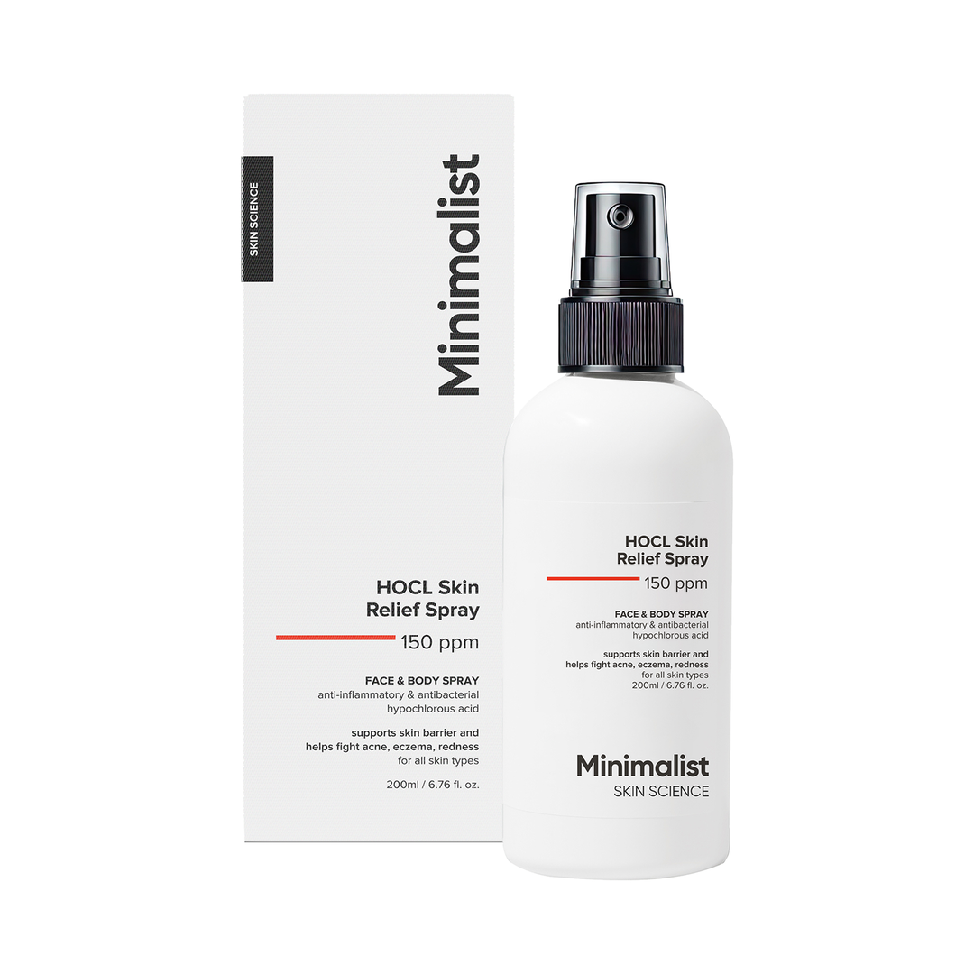 Buy Minimalist HOCl Skin Relief Spray 150ppm (200 ml) Online at Best ...
