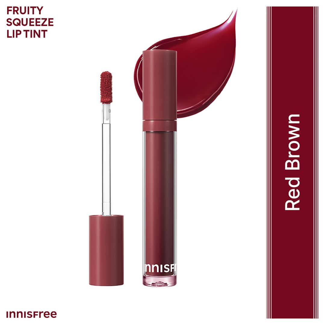 Buy Innisfree Fruity Squeeze Tint Red Brown – Long-Lasting Gloss Tint ...