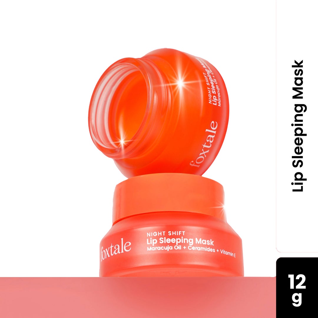 Buy Foxtale Night Shift Lip Sleeping Mask With Ceramides & Maracuja Oil ...