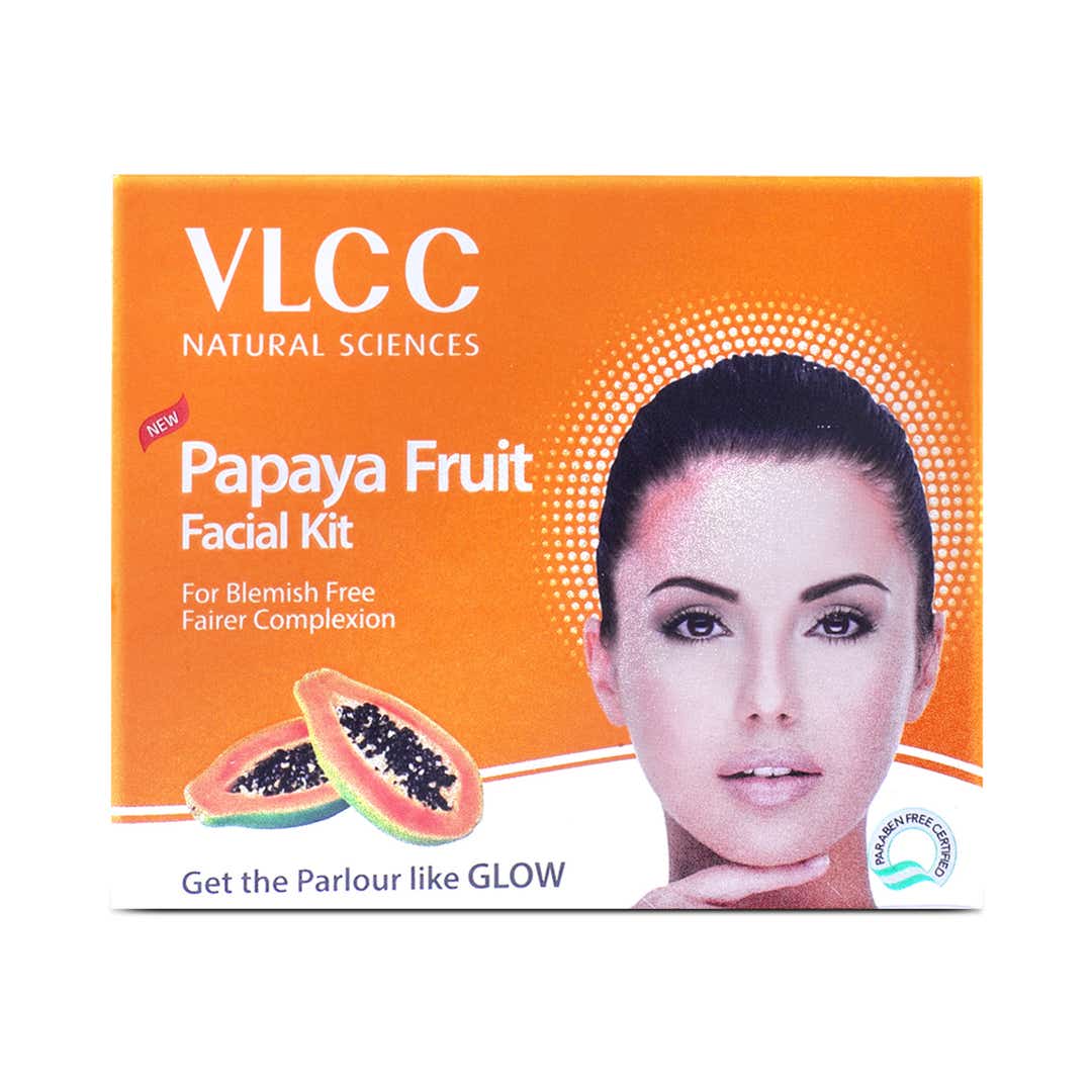 Buy VLCC Papaya Fruit Single Facial Kit (60g) Online at Best Price in ...