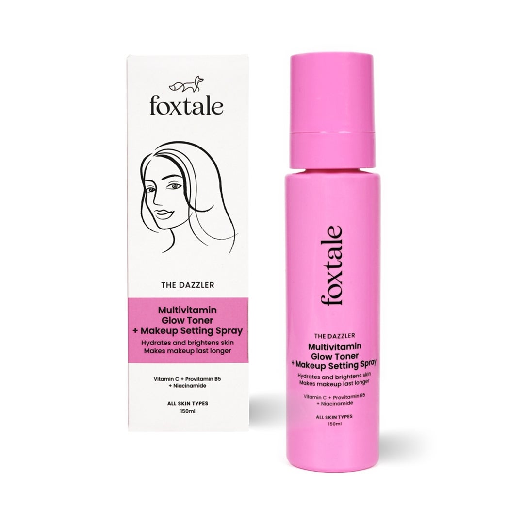 Buy Foxtale The Dazzler Multivitamin Glow Toner + Makeup Setting Spray ...
