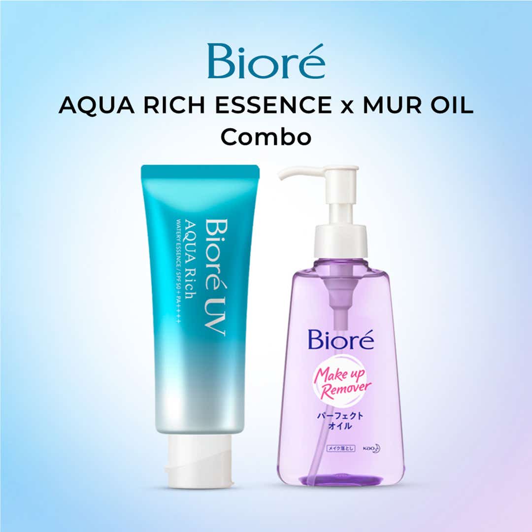 Buy Biore Uv Aqua Rich Sunscreen Spf 50+ Pa++++ (70 g) and Makeup ...