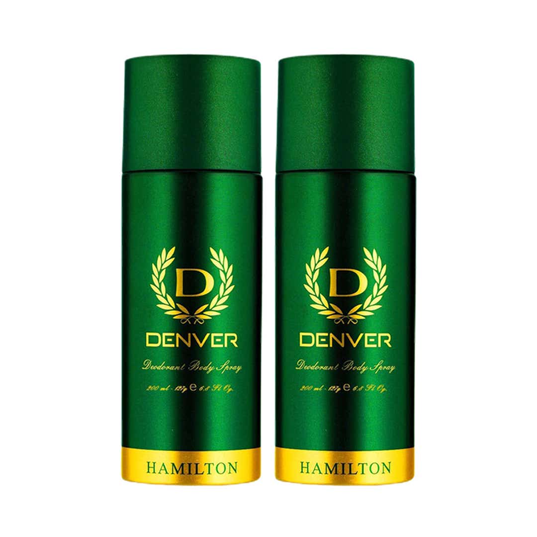 Denver Hamilton Body Deodorant Spray For Men (Pack of 2) Combo