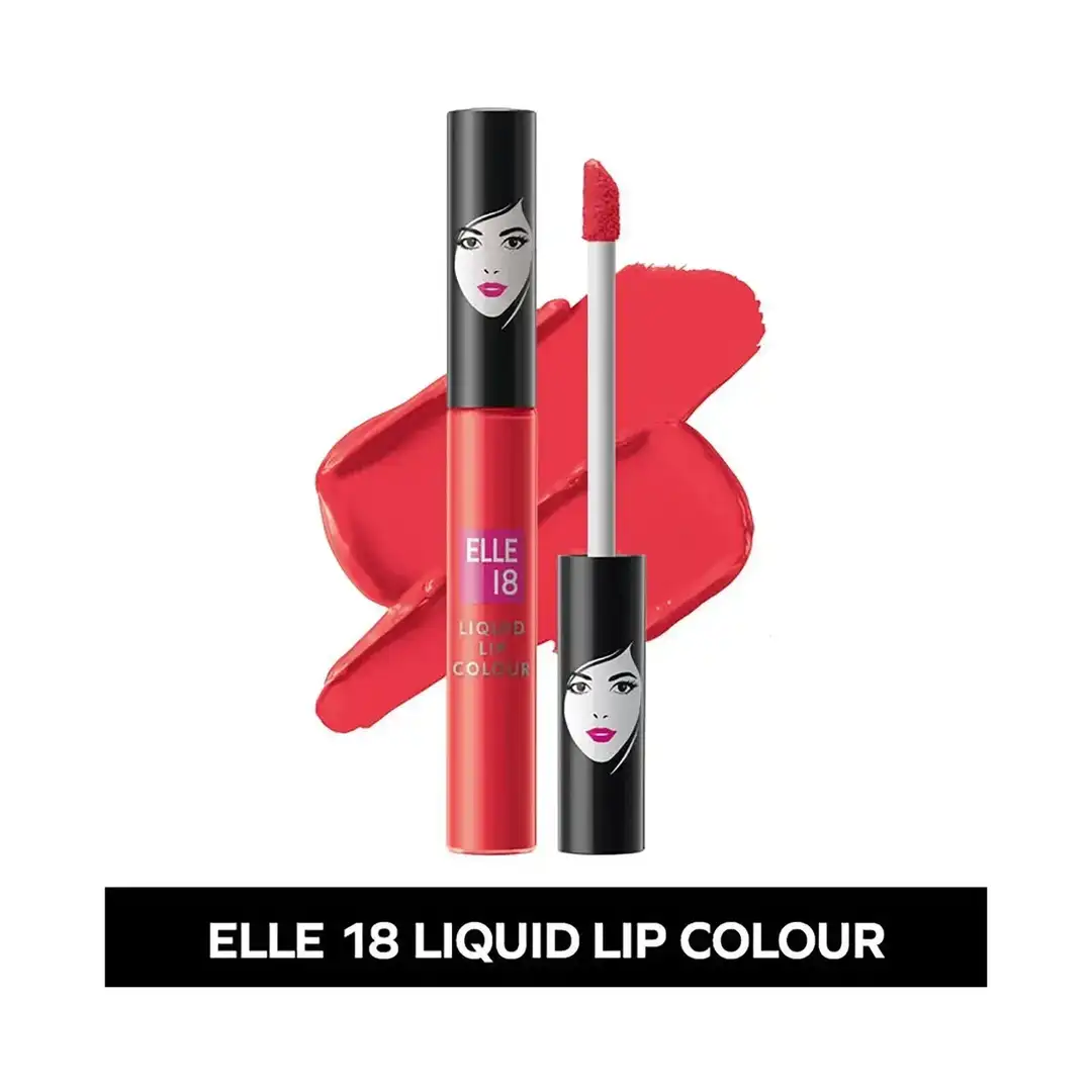 Buy Elle18 Liquid Lip Color - Deep Coral (5.6ml) Online at Best Price in India on Tira Website & App