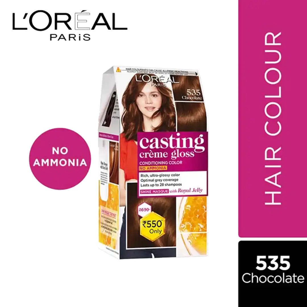 Buy Casting Crème Gloss, Hair Color, 532 Salted Carmel, 87.5g+72ml ...