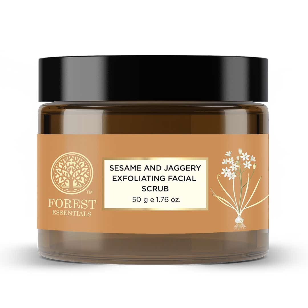 Buy Forest Essentials Nourishing Facial Scrub (50g) Online at Best ...