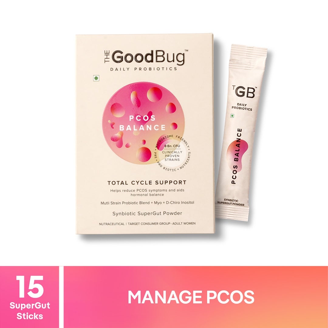 The Good Bug PCOS Balance SuperGut Powder Sachet For Total Cycle ...