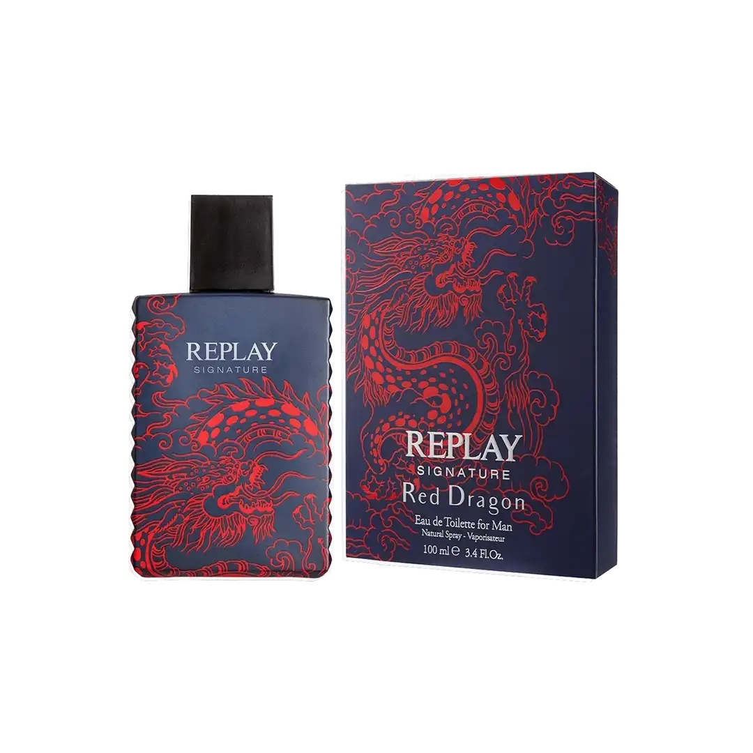 Buy Replay Signature Red Dragon Eau de Toilette (100ml) Online at Best ...