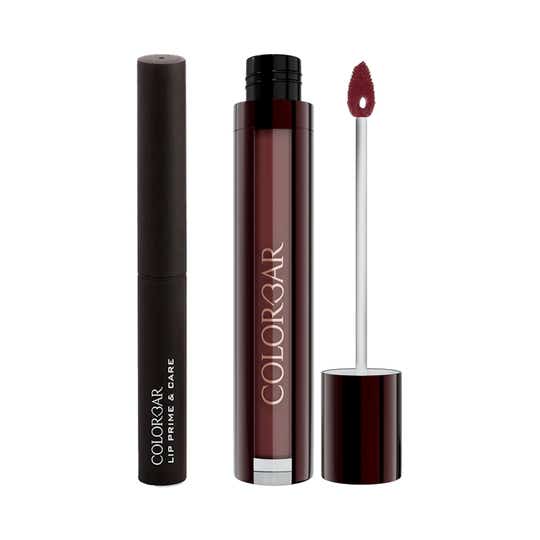 Buy Colorbar Kiss Proof Lip Stain - 007 Haute Latte + Colorbar Lip ...
