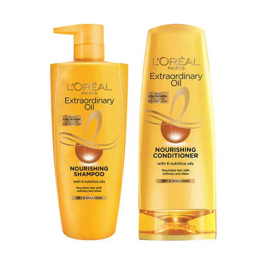 Buy L'Oreal Paris Extraordinary Oil Hair Combo - Pack of 2 (Shampoo ...