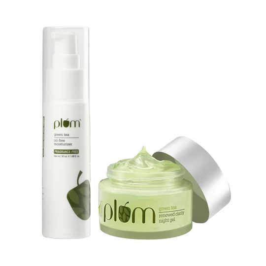 Buy Plum Green Tea - Day & Night Oil-free Moisturizer Duo For All-day ...