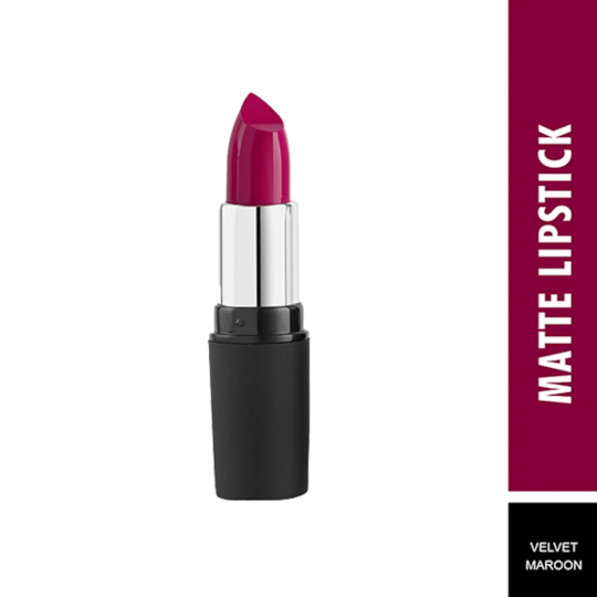 Buy Swiss Beauty Pure Matte Lipstick Velvet Maroon 3.8g Online at Best Price in India on Tira Website App