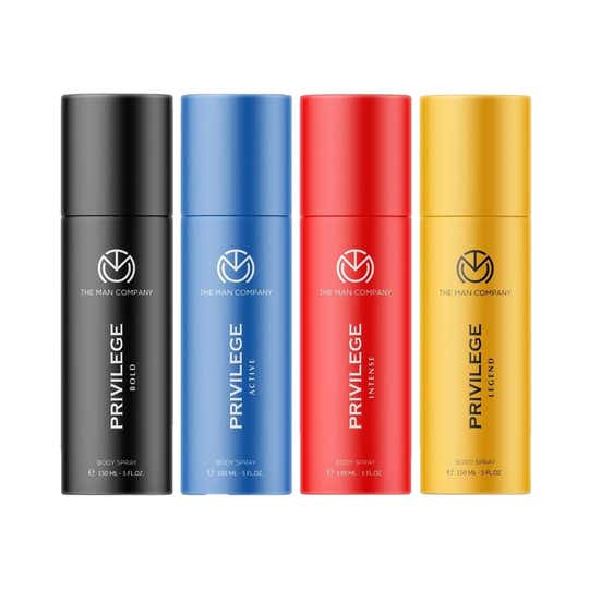 Buy The Man Company Deodorant Body Spray Combo Pack For Men (150ml ...